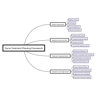 Nurse Treatment Planning Framework Mindmap Template_ProcessOn