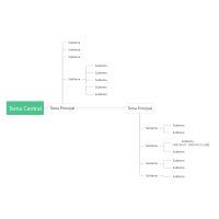 Retrô Cronologia Modelo Estilo Flowchart Template_ProcessOn